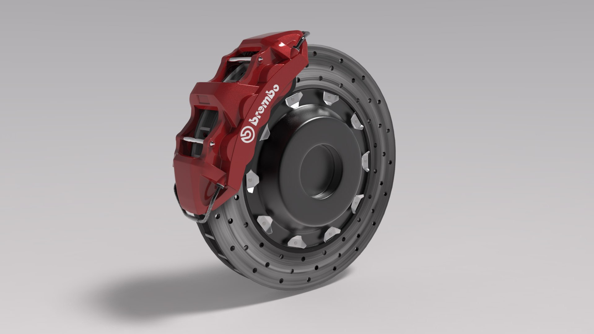 3D Brembo Brake Caliper Model - TurboSquid 1631577