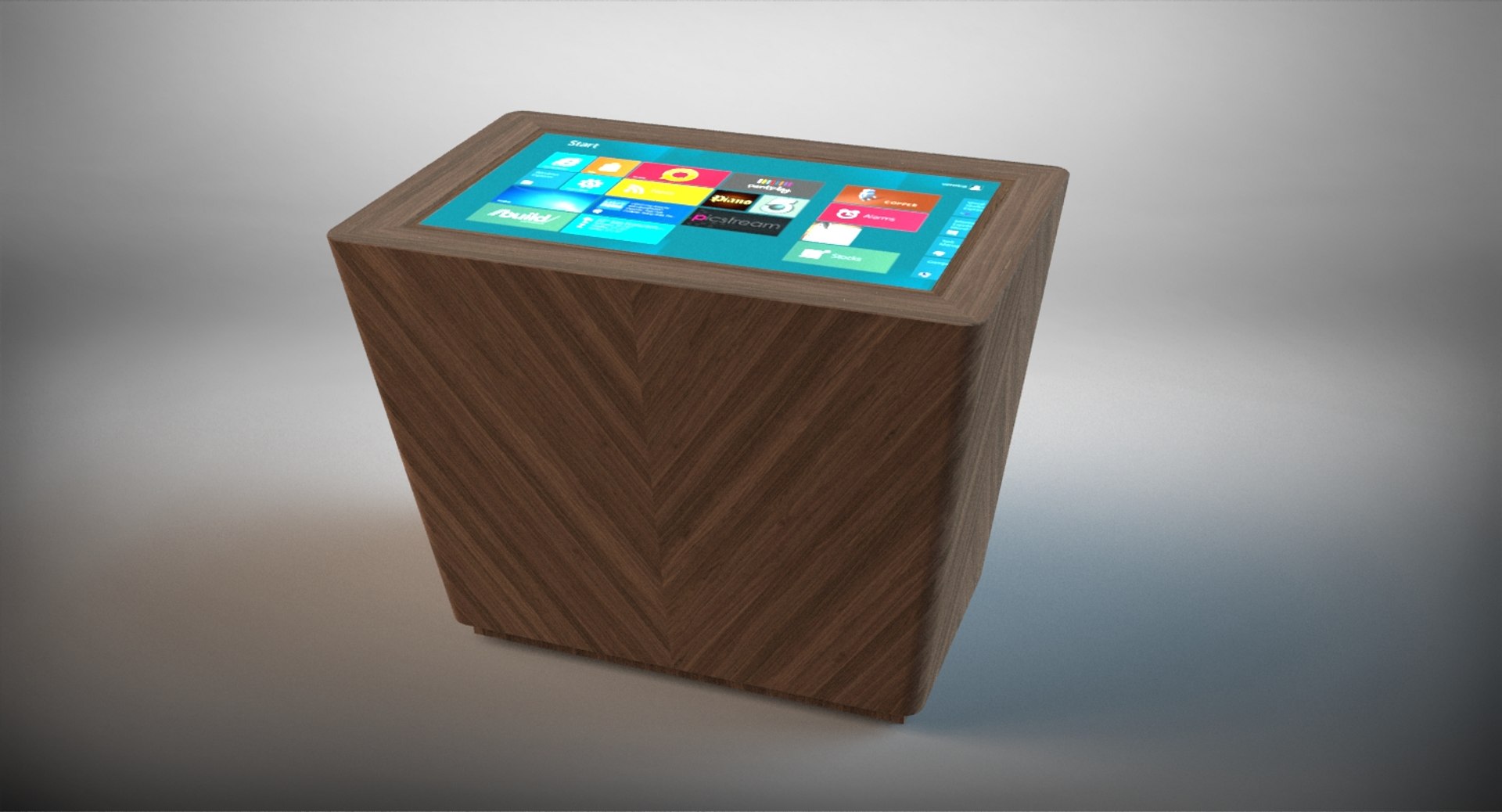 Microsoft Touch Table 3d Max