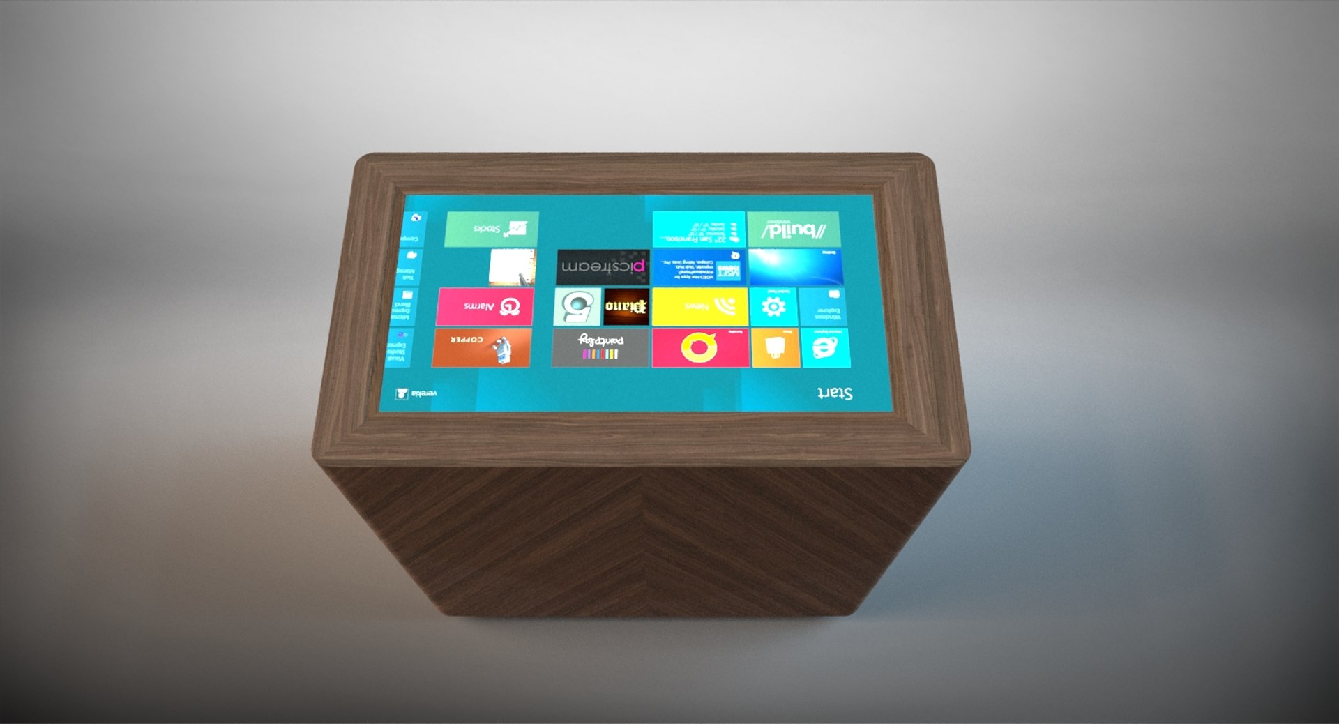 Microsoft Touch Table 3d Max