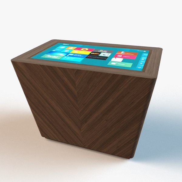 microsoft touch table 3d max
