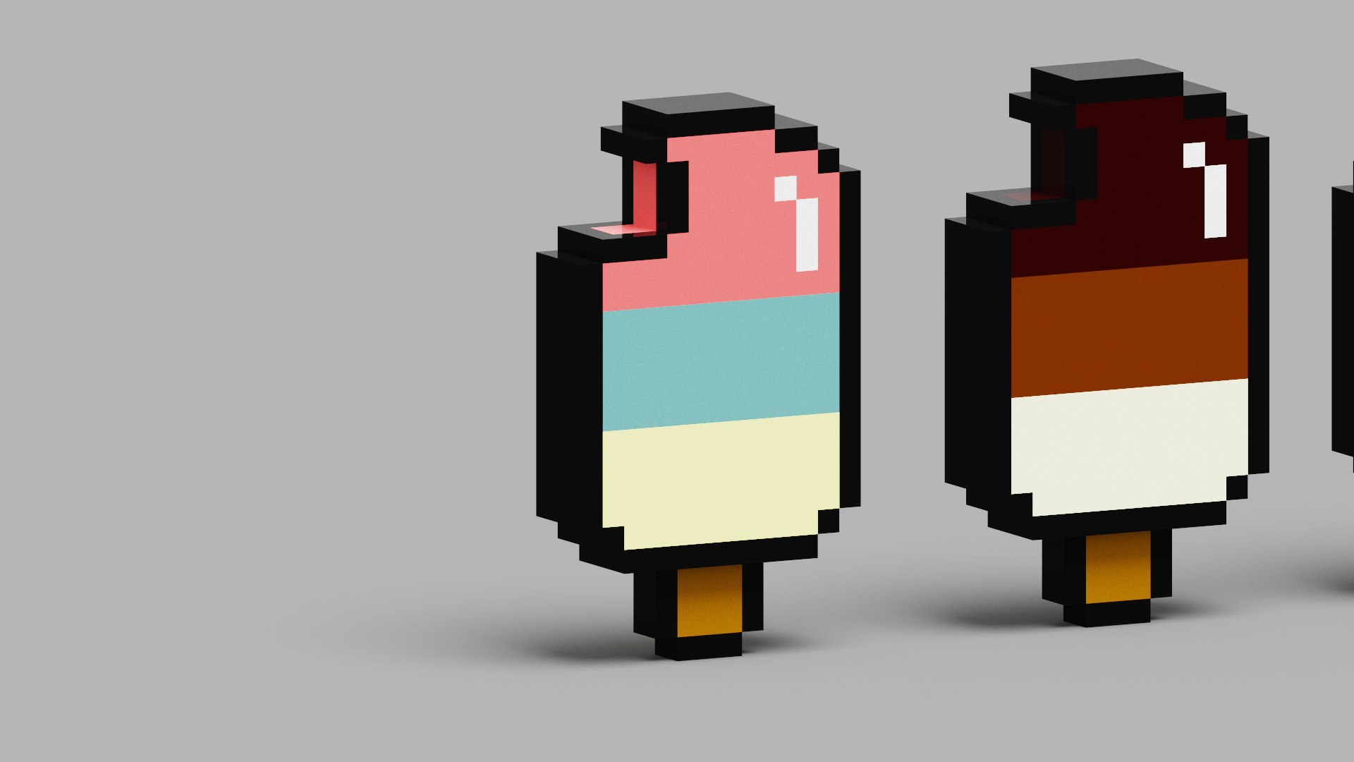 Voxel Ice Cream Collection 3D Model - TurboSquid 1891320