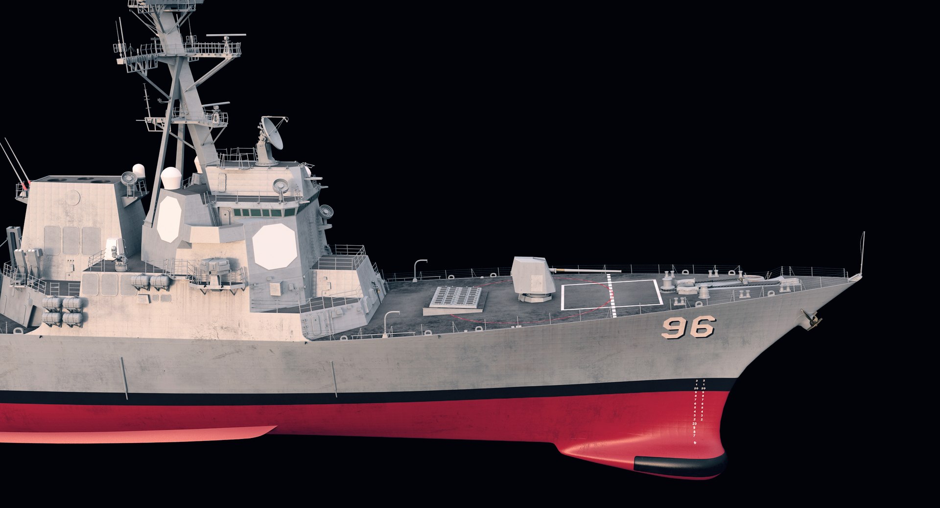 Uss Bainbridge Ddg 96 3d Max