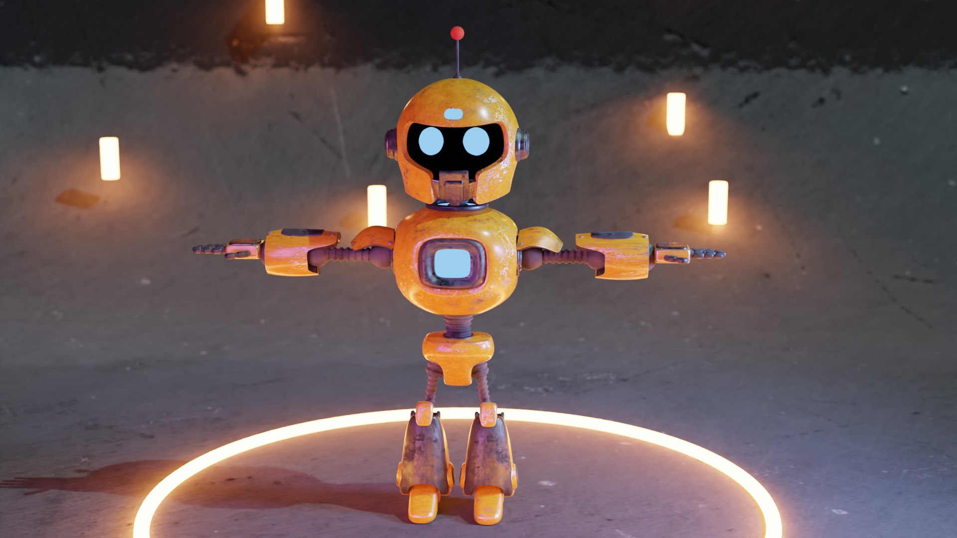 3D Stylized Robot Character - TurboSquid 2308960