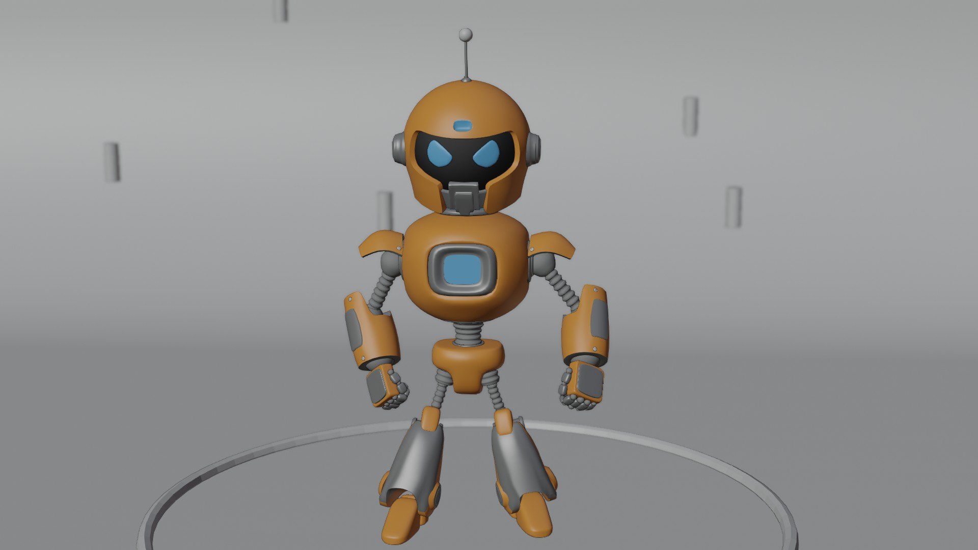 3D Stylized Robot Character - TurboSquid 2308960