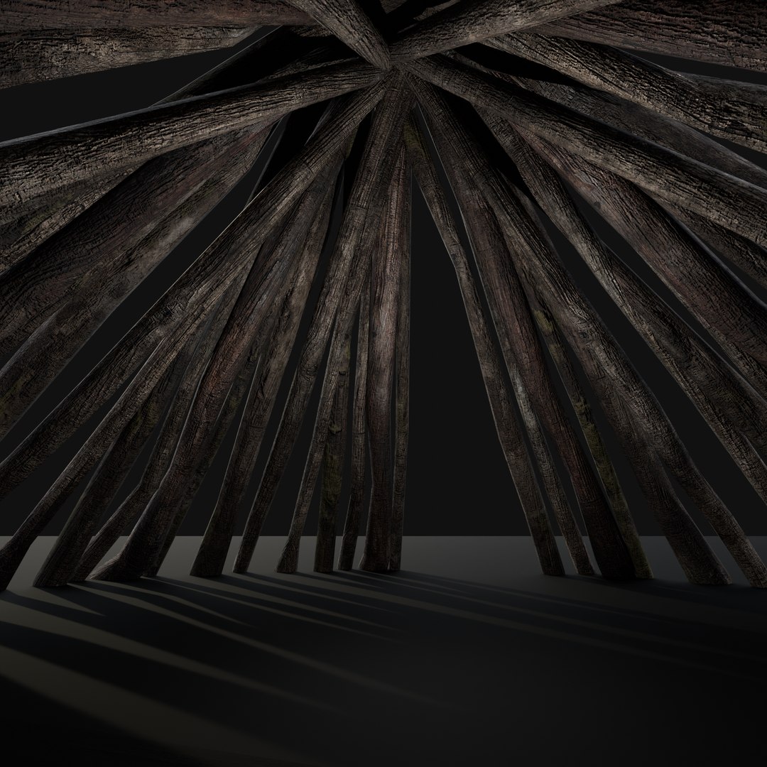 3D PRIMITIVE HUT SHELTER COTTAGE HOUSE NATIVE PRIMAL AAA COLLECTION ...