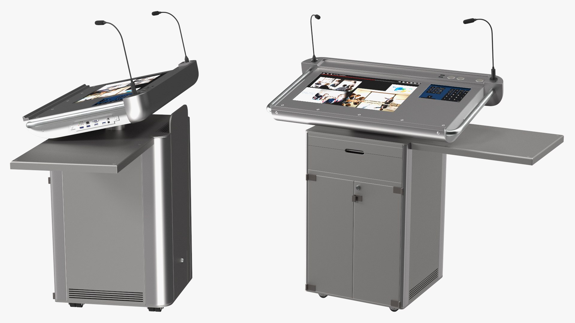 3D Office Lectern ILS Synergy QK - TurboSquid 2062006