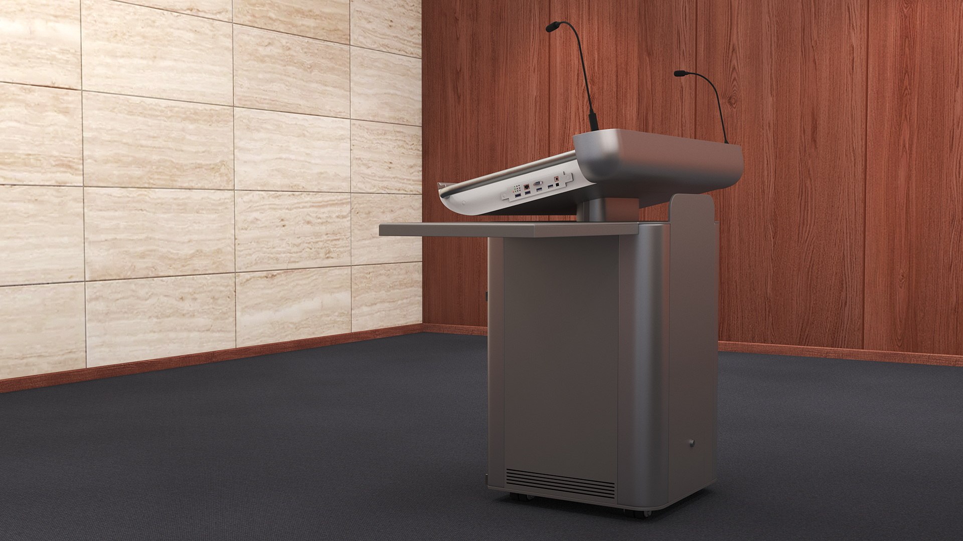 3D Office Lectern ILS Synergy QK - TurboSquid 2062006