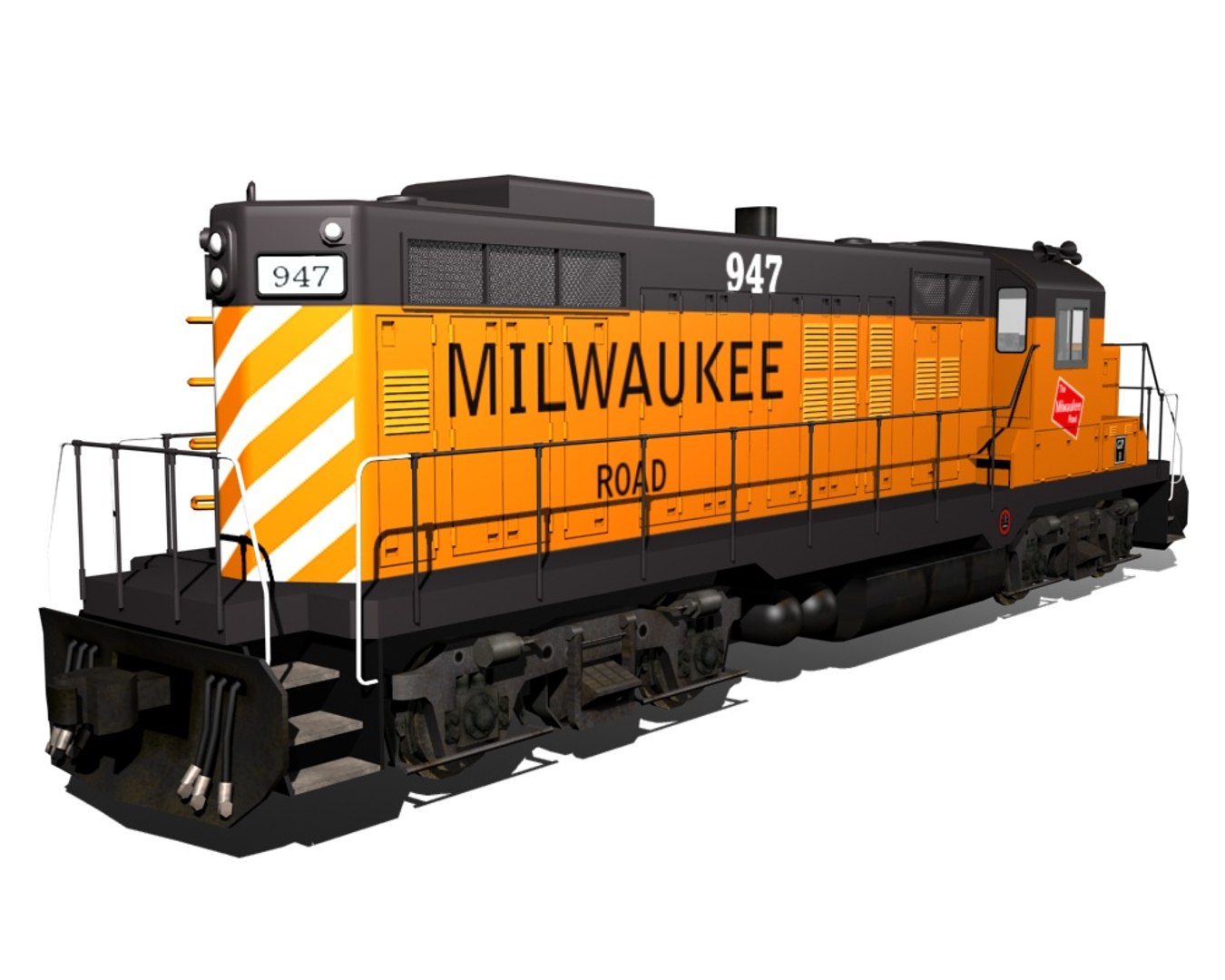 1960s Gp9 Locomotive Max