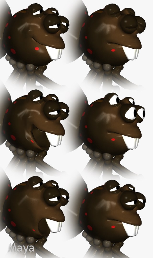 grimtoon spider 3d model