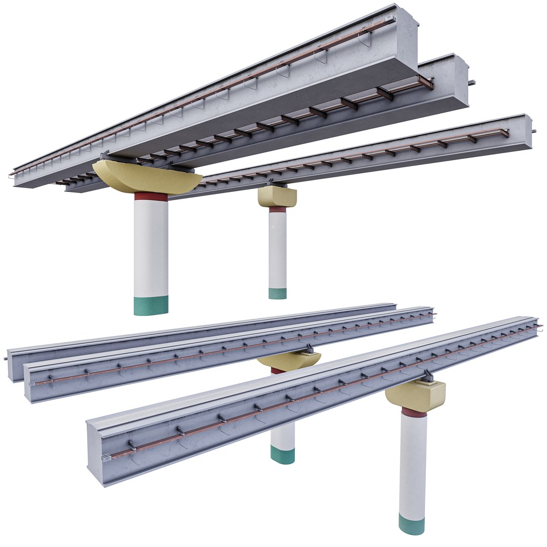 3D MONORAIL PATH - TurboSquid 2350229