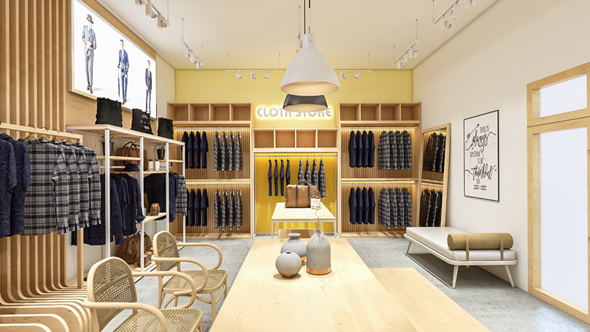 Cloth Store-shop 3D Model - TurboSquid 1977217