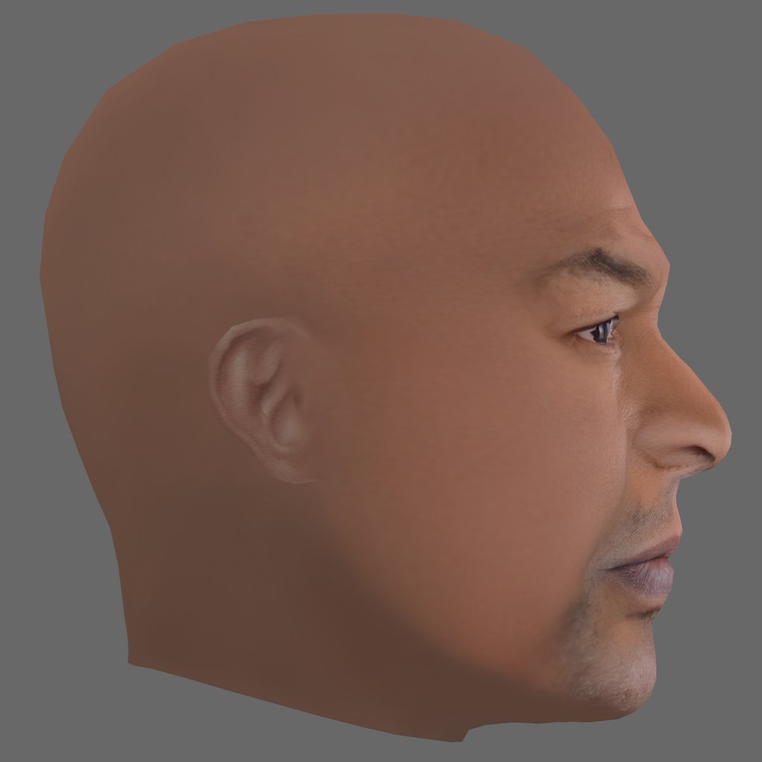 Mike Tyson Head - Low Poly Head For Game 3D Model - TurboSquid 2213330