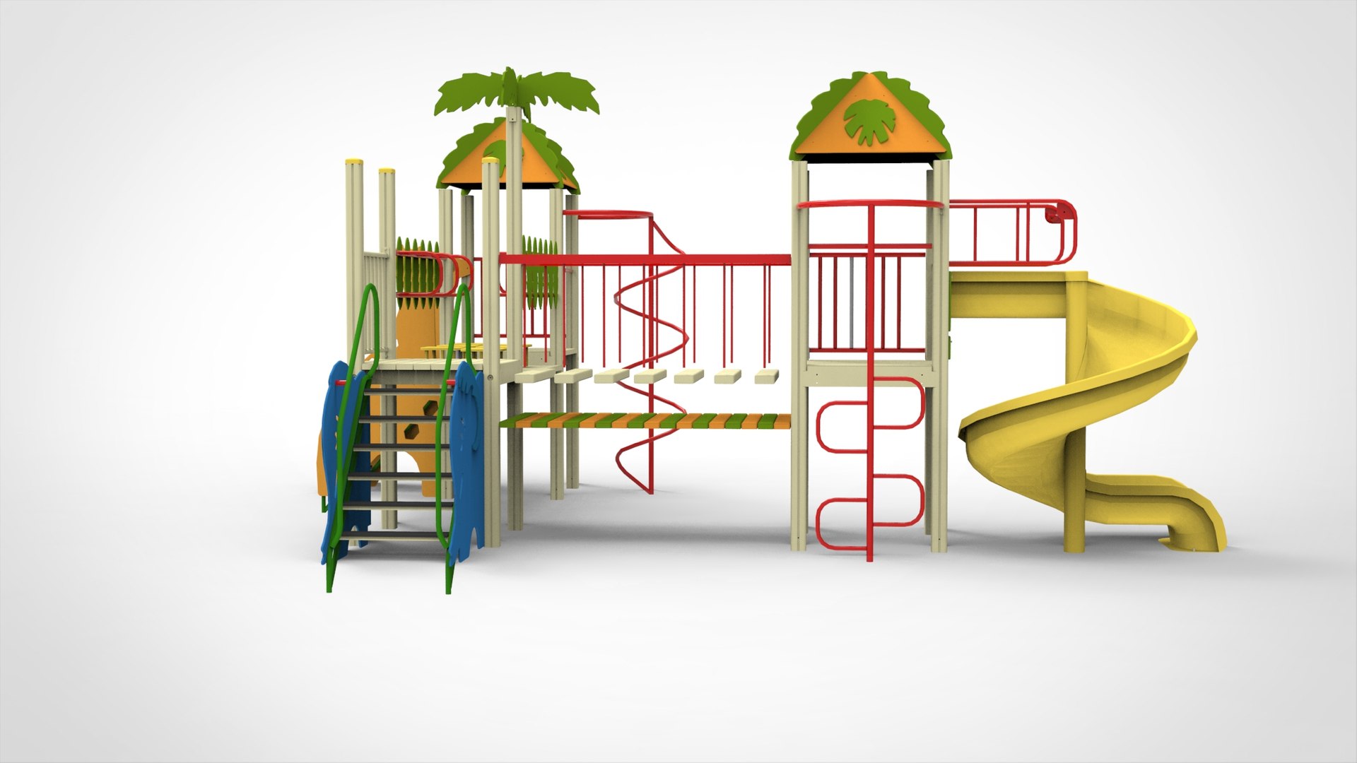 Playground For Kids 3D Model - TurboSquid 2159058