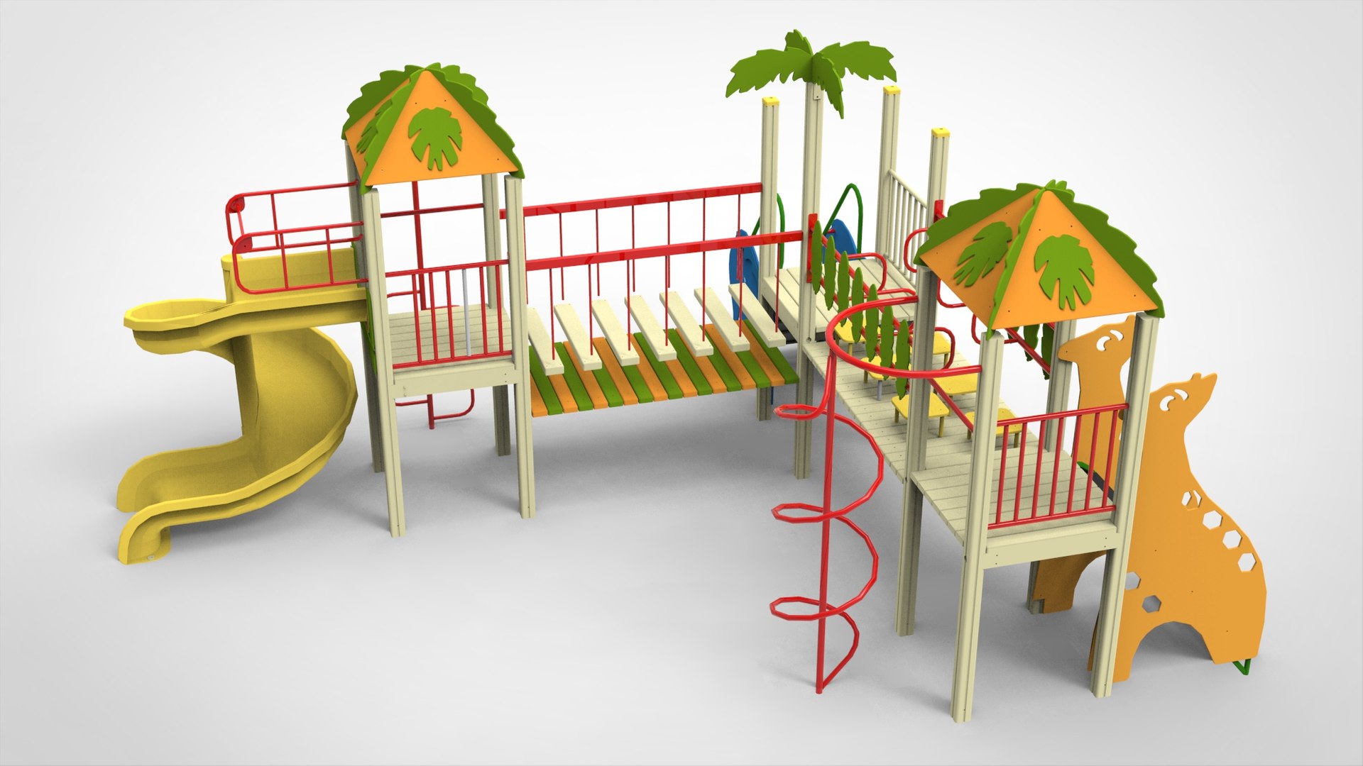 Playground For Kids 3D Model - TurboSquid 2159058