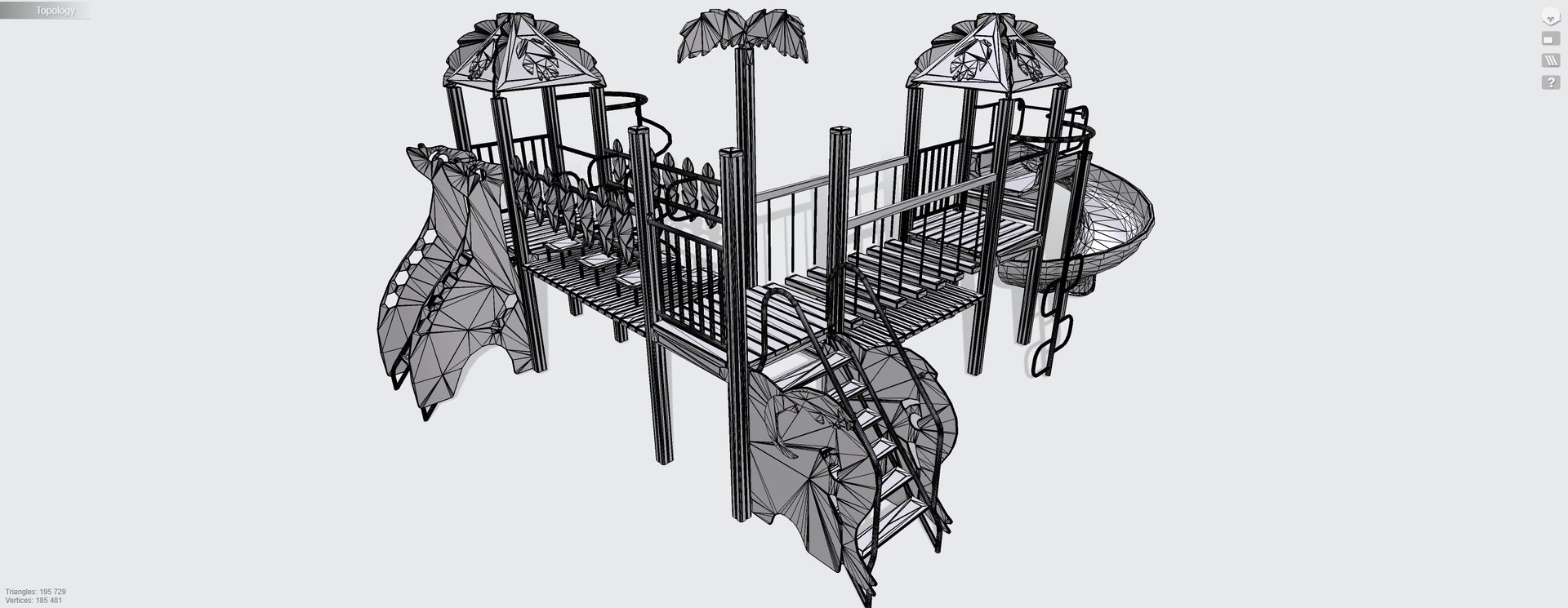 Playground For Kids 3D Model - TurboSquid 2159058