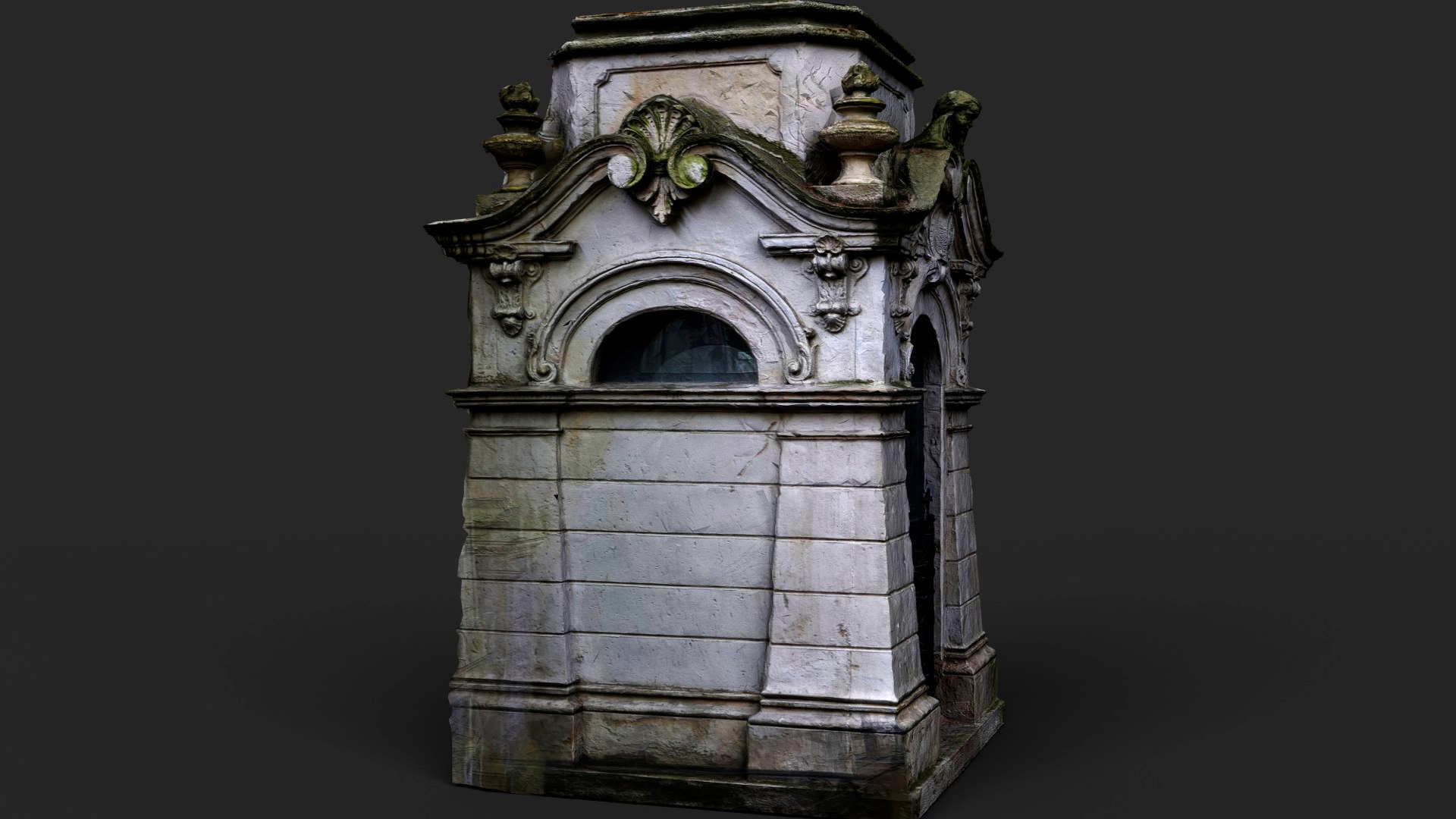 3D Graveyard Tomb Abandoned Mossy Temple Pt2 PBR Photogrammetry ...