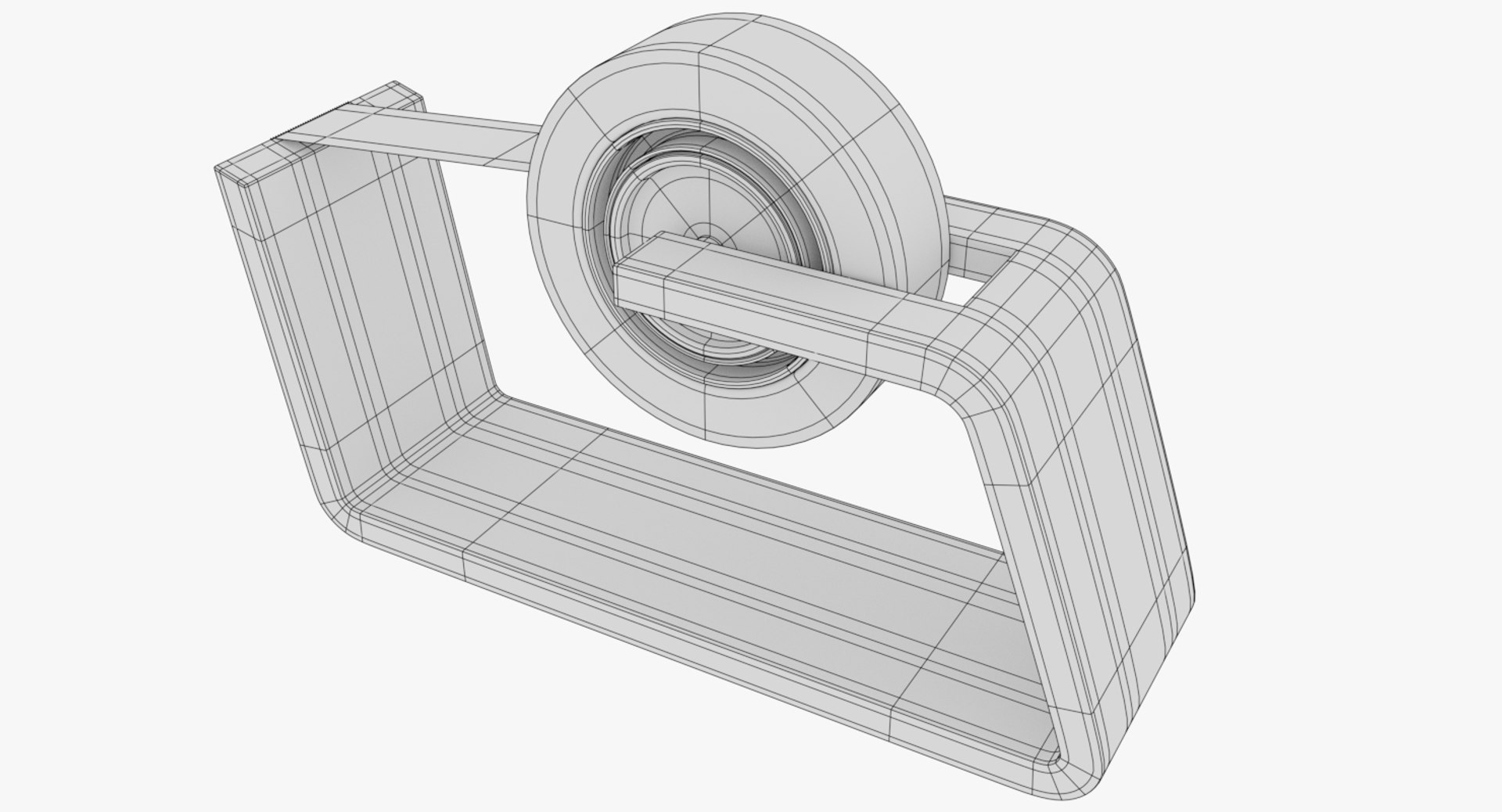 Tape Dispenser 3d Model