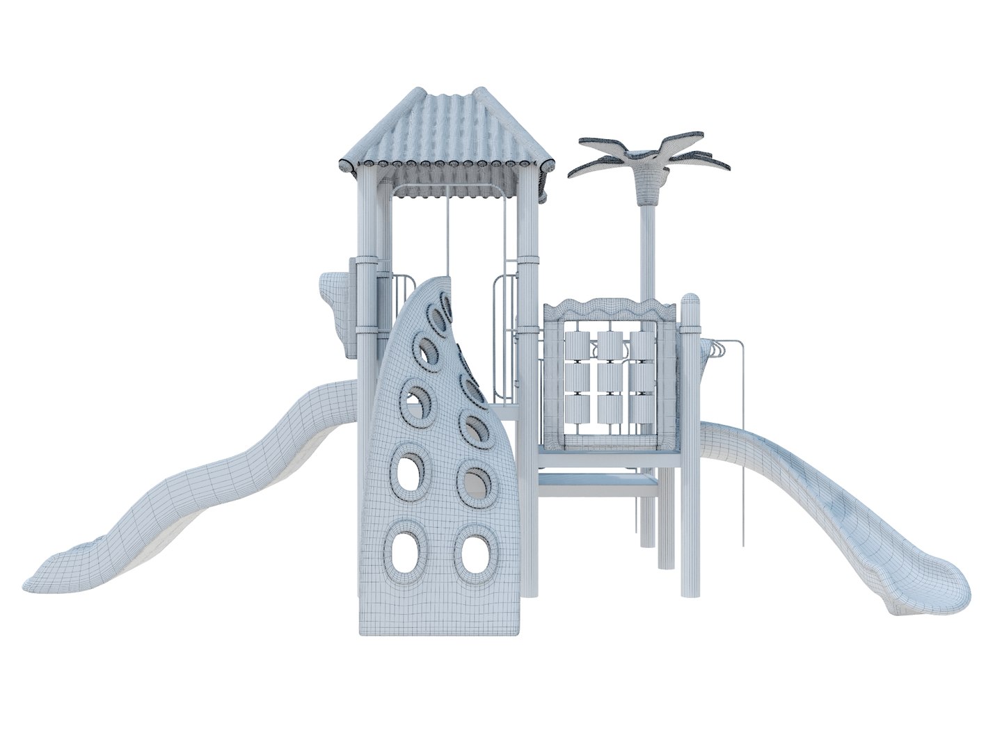 3D Model PLAYGROUND ZOO 120 SPEED KIDS - TurboSquid 1976363