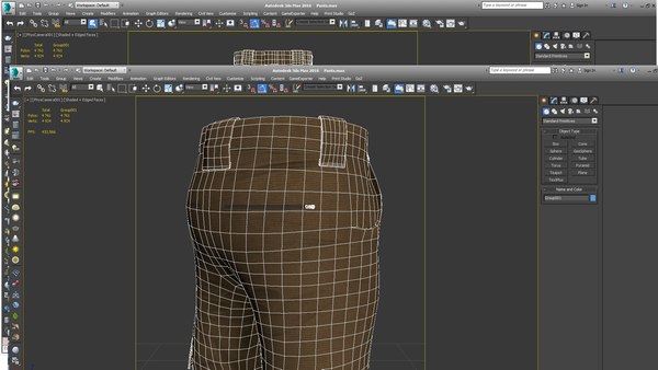 3D clothing pants - TurboSquid 1286831