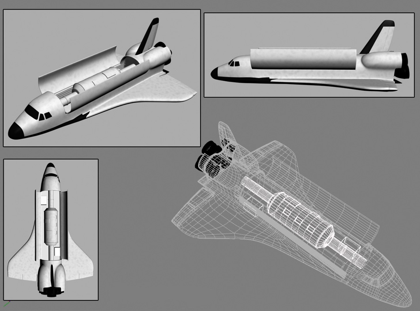 3d model nasa shuttle