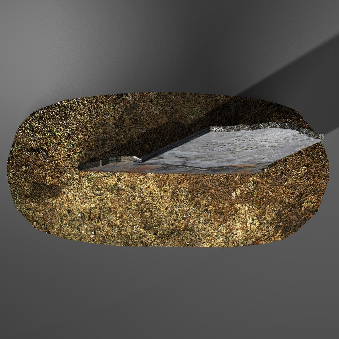 Gravestone Cemetery 3d Obj