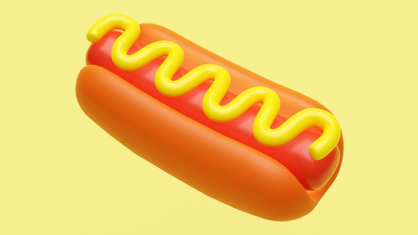 modelo 3d Perro caliente emoji 001 - TurboSquid 2262731