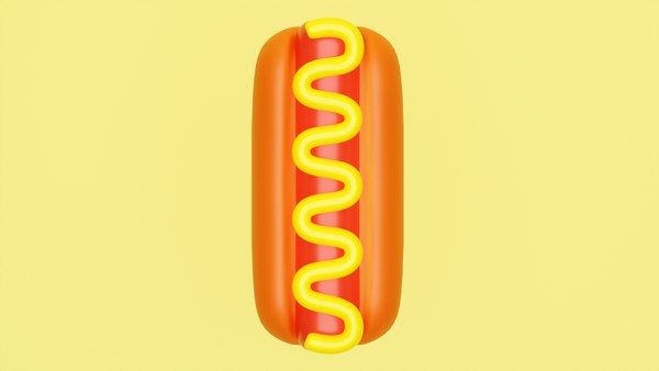 modelo 3d Perro caliente emoji 001 - TurboSquid 2262731