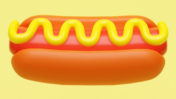 modelo 3d Perro caliente emoji 001 - TurboSquid 2262731