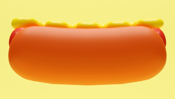 modelo 3d Perro caliente emoji 001 - TurboSquid 2262731