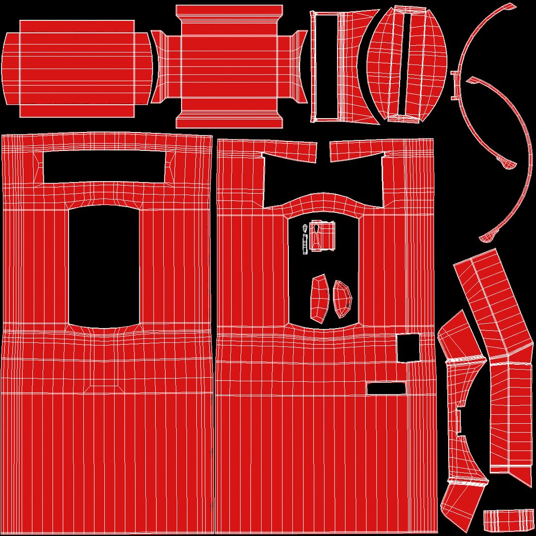 British Red Post Box 3D - TurboSquid 2133331