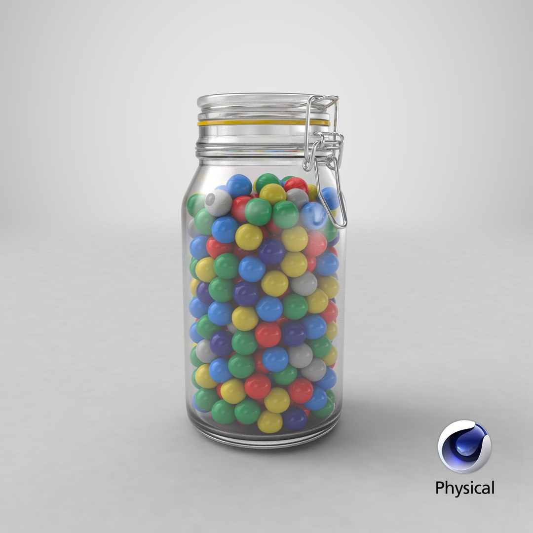 Candy jar 3D model - TurboSquid 1417668