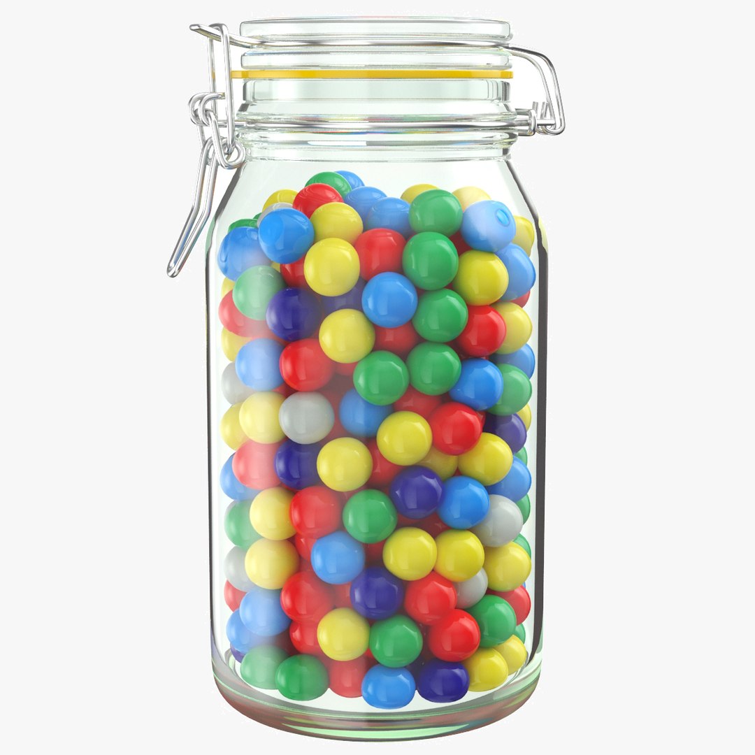 Candy jar 3D model - TurboSquid 1417668