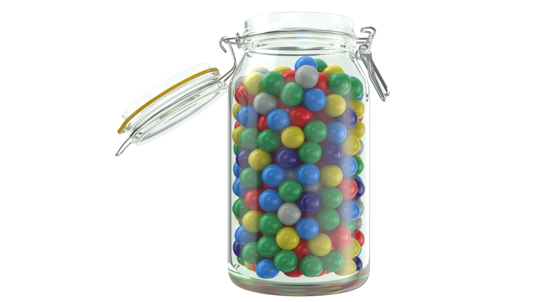 Candy Jar 3D Model - TurboSquid 1417668