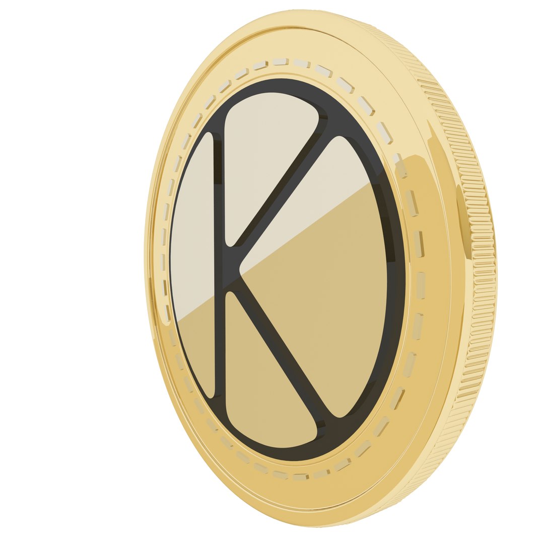 Kolin Cryptocurrency Gold Coin 3D - TurboSquid 1857045
