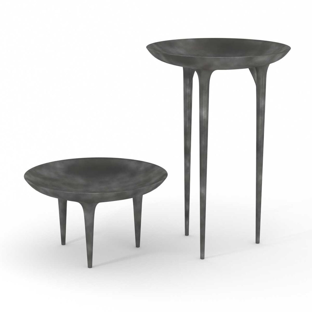 3D Tables Tall Bronze Brazier - TurboSquid 1597857