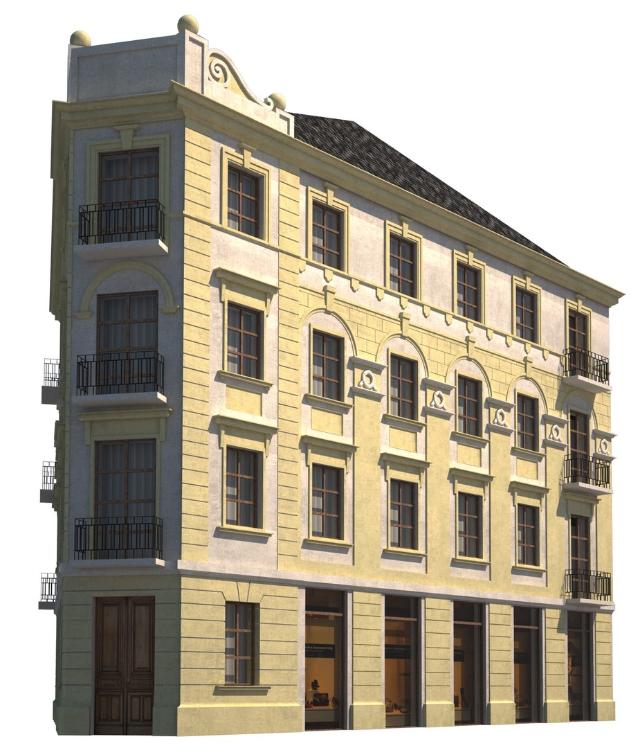 Tenement House 3d Model