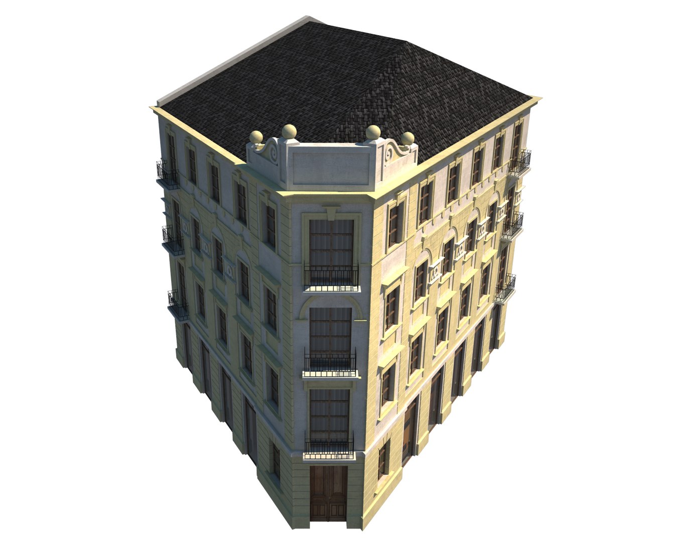 Tenement House 3d Model