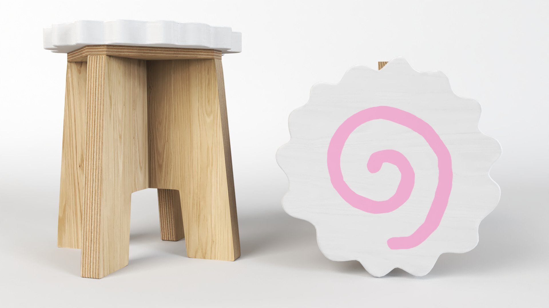 Naruto Stool 3D Model - TurboSquid 2136520