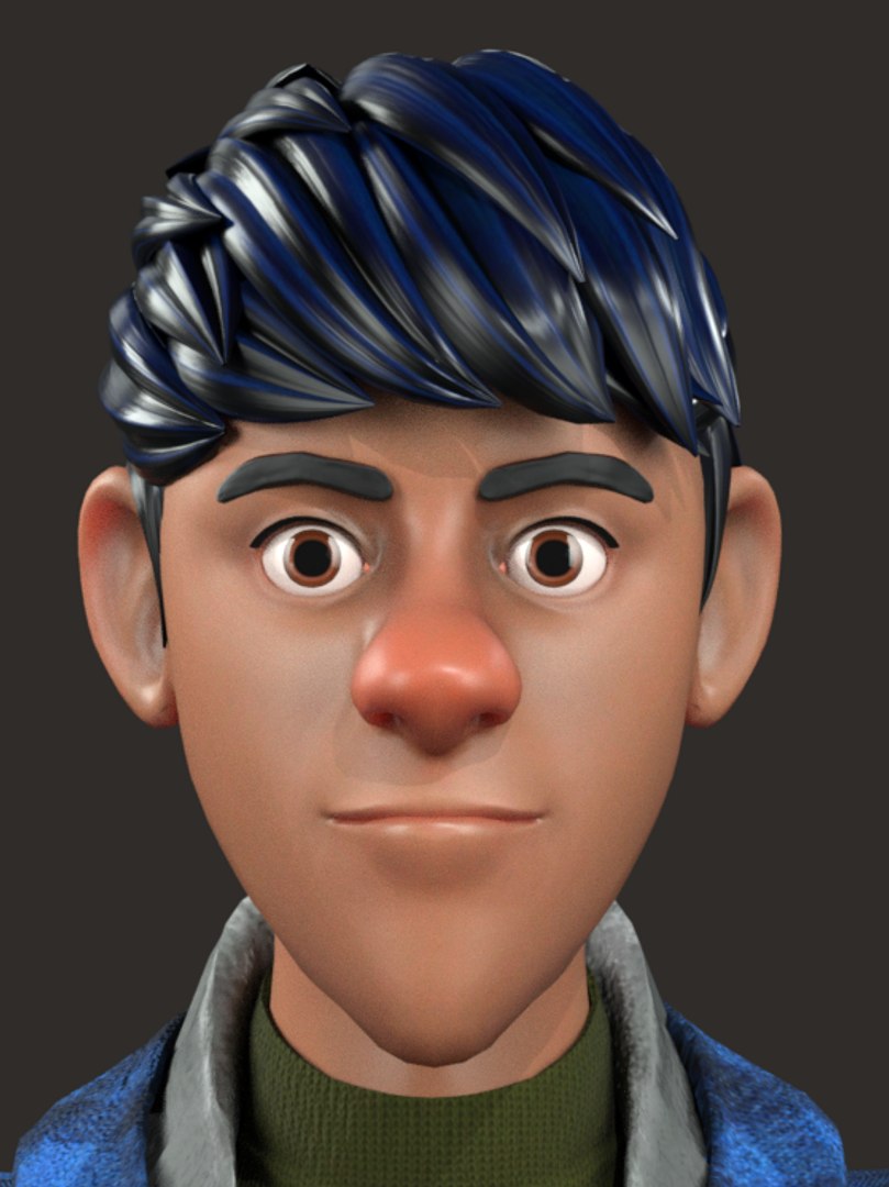 3D Cartoon Rigged Style Boy-Mason Character 3D Model Model - TurboSquid ...