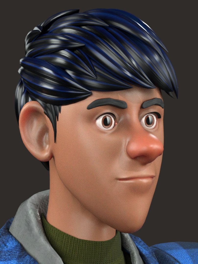 3D Cartoon Rigged Style Boy-Mason Character 3D Model Model - TurboSquid ...