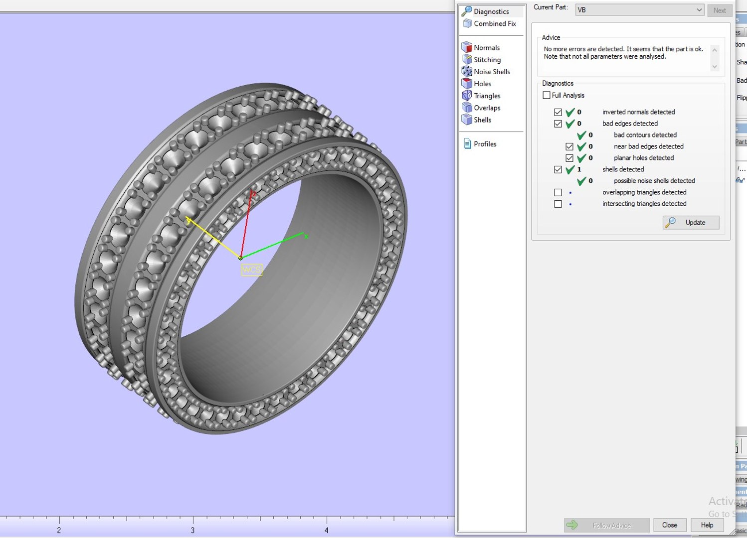 3D Wedding Ring For Men And Women 9 Mm Wide Design-PSJM001V12VB Model ...