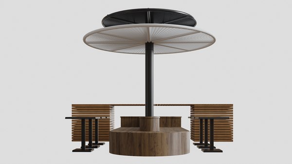 3D food court model - TurboSquid 1556480