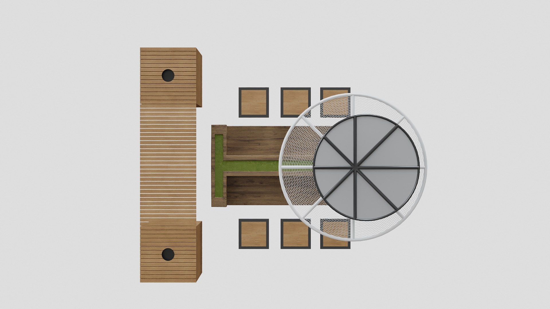 3D Food Court Model - TurboSquid 1556480