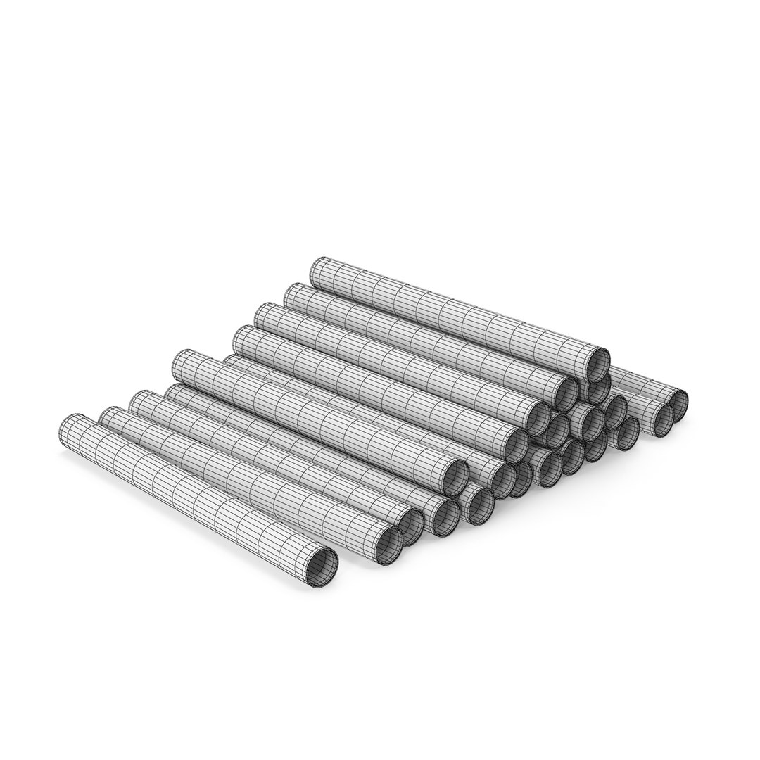 Steel Pipes 3D Model - TurboSquid 2033483