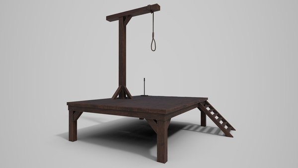 3D Small Gallows model - TurboSquid 1753420