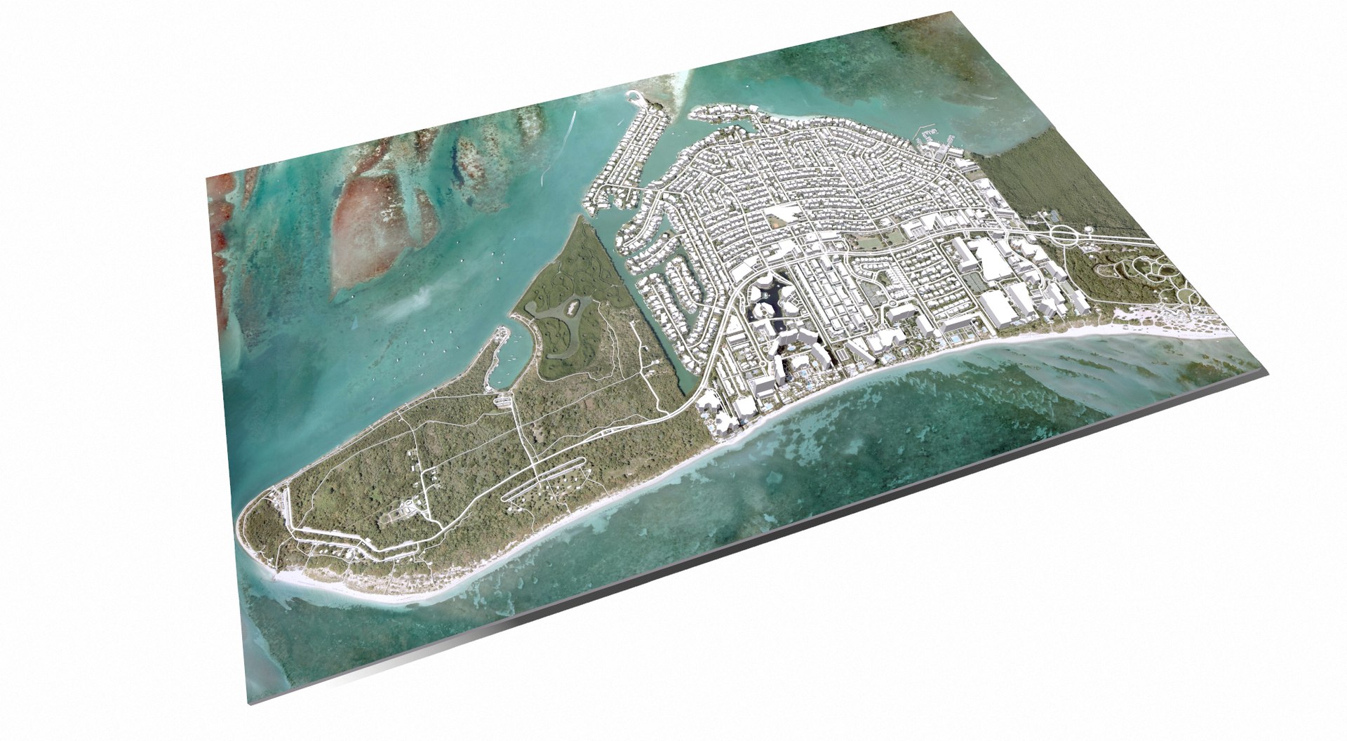 3D Cityscape Key Biscayne Florida United States - TurboSquid 2320124