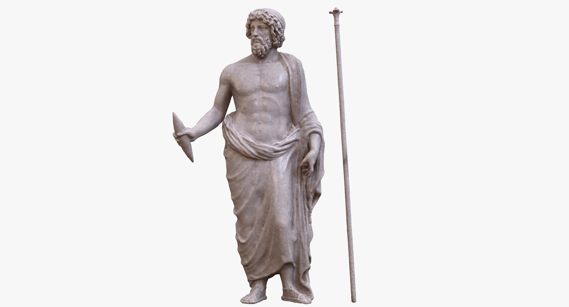 3D Zeus Statue Model - TurboSquid 2029821