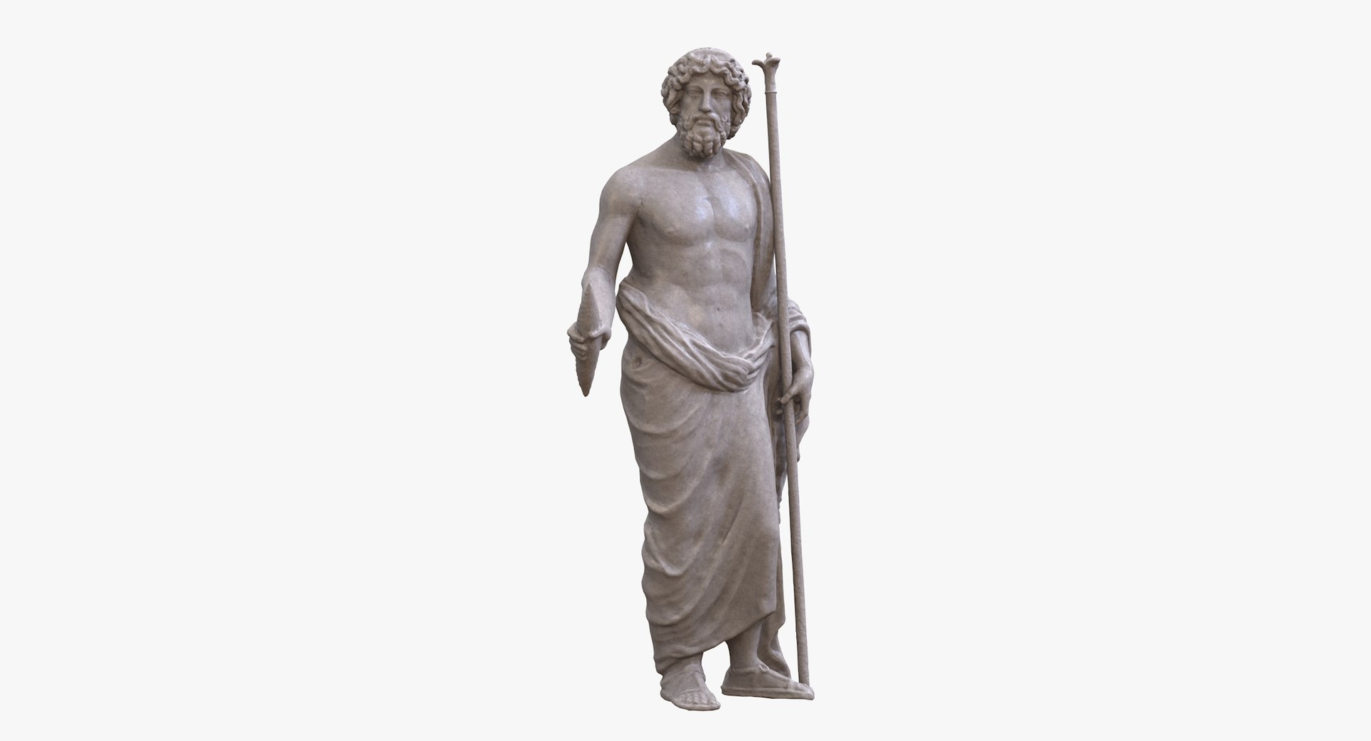 3D Zeus Statue Model - TurboSquid 2029821