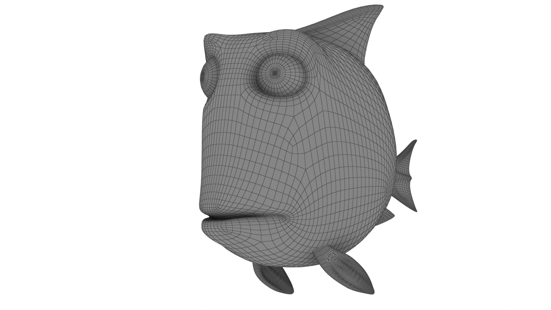 Cartoon Small Fish 03 Model - TurboSquid 2072565