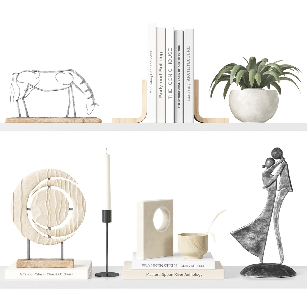 Decorative Set 09 3D - TurboSquid 2187112